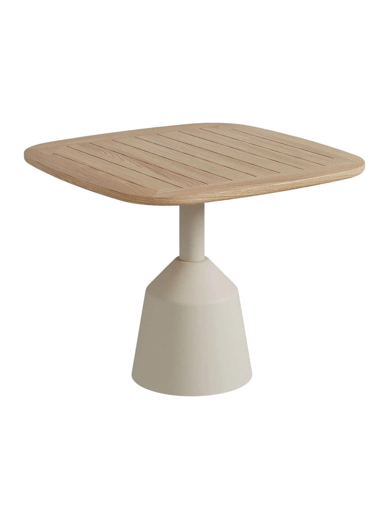 Balance Dining Table with Eased Edges – Teak - Florida Seating